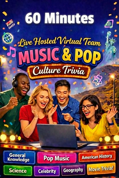 Pop Trivia Game Show | Virtual Team Pop Trivia